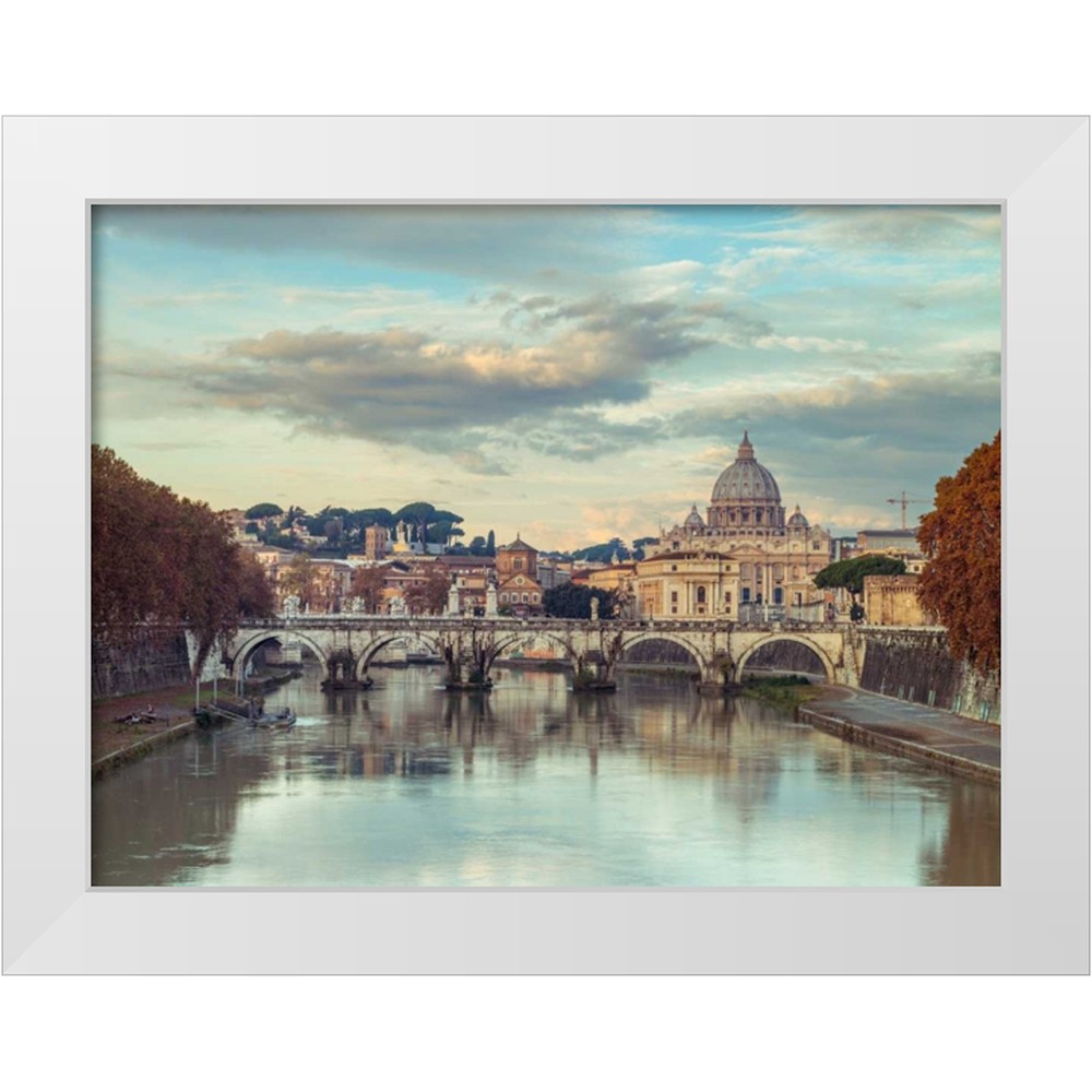 Frank, Assaf 24x19 White Modern Wood Framed Museum Art Print Titled ...