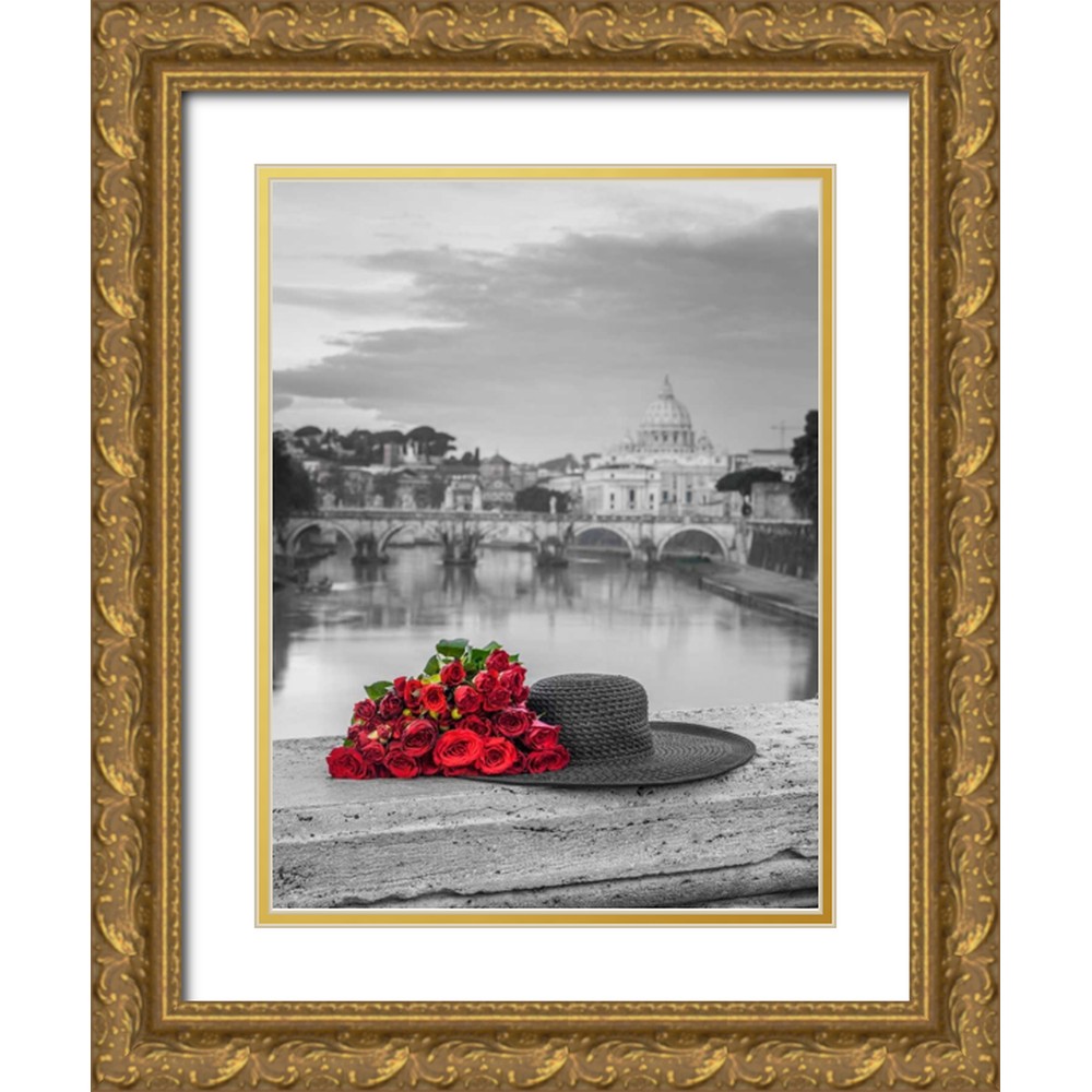 Frank, Assaf 25x32 Gold Ornate Wood Framed with Double Matting Museum ...