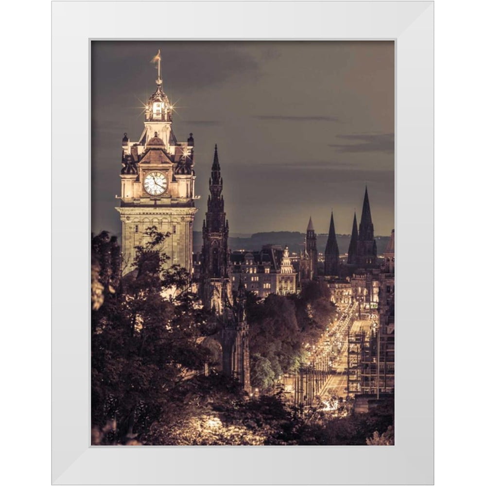 Frank, Assaf 25x32 White Modern Wood Framed Museum Art Print Titled ...