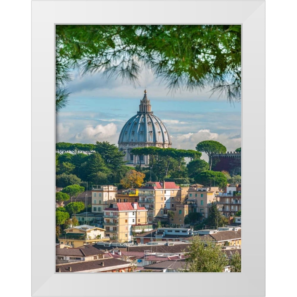 Frank, Assaf 25x32 White Modern Wood Framed Museum Art Print Titled ...