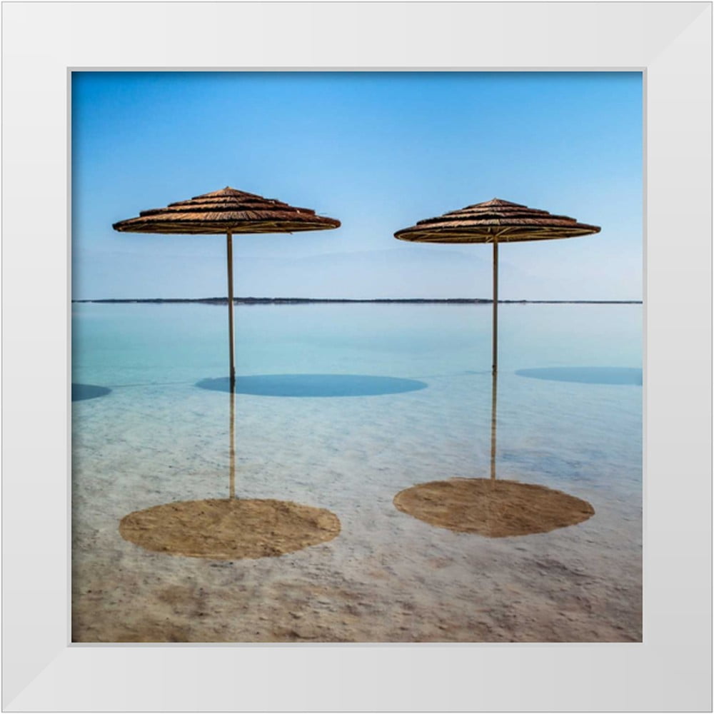 Frank, Assaf 26x26 White Modern Wood Framed Museum Art Print Titled ...