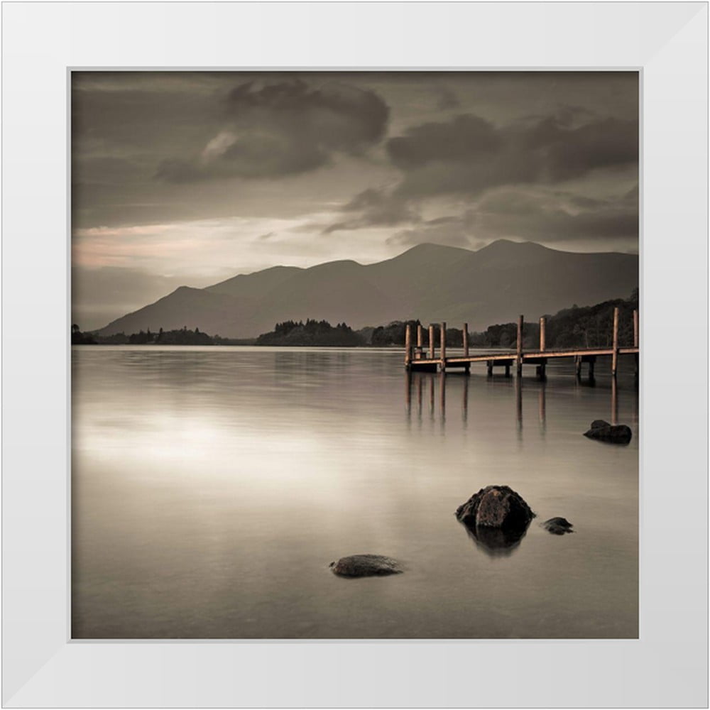 Frank, Assaf 26x26 White Modern Wood Framed Museum Art Print Titled ...