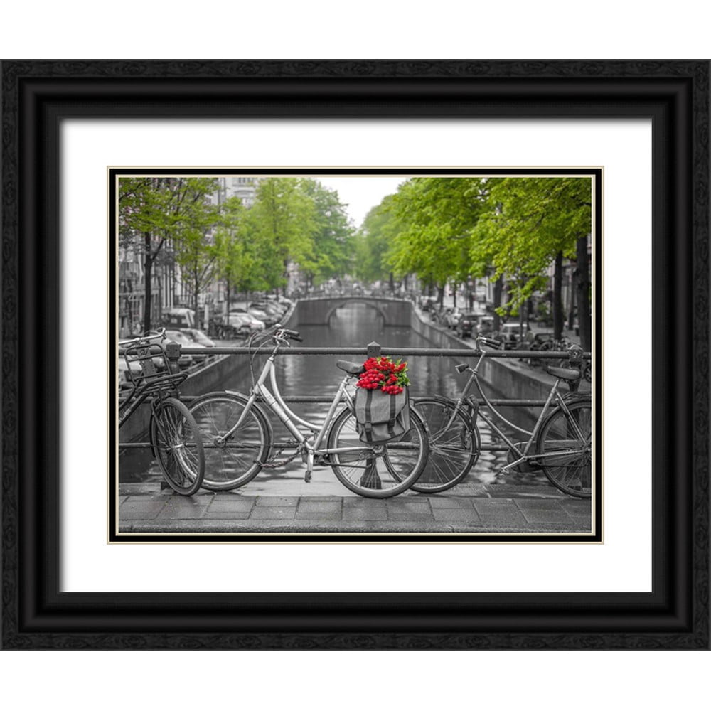 Frank, Assaf 32x25 Black Ornate Wood Framed with Double Matting Museum ...