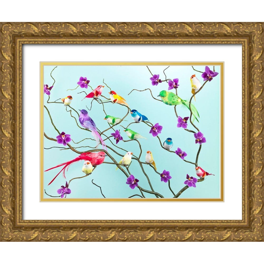 Frank, Assaf 32x25 Gold Ornate Wood Framed with Double Matting Museum ...