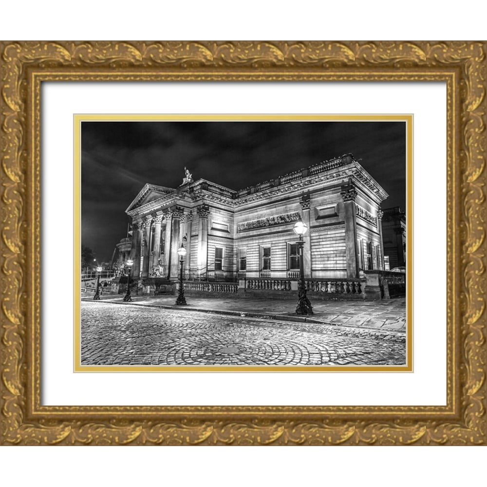 Frank, Assaf 32x25 Gold Ornate Wood Framed with Double Matting Museum ...