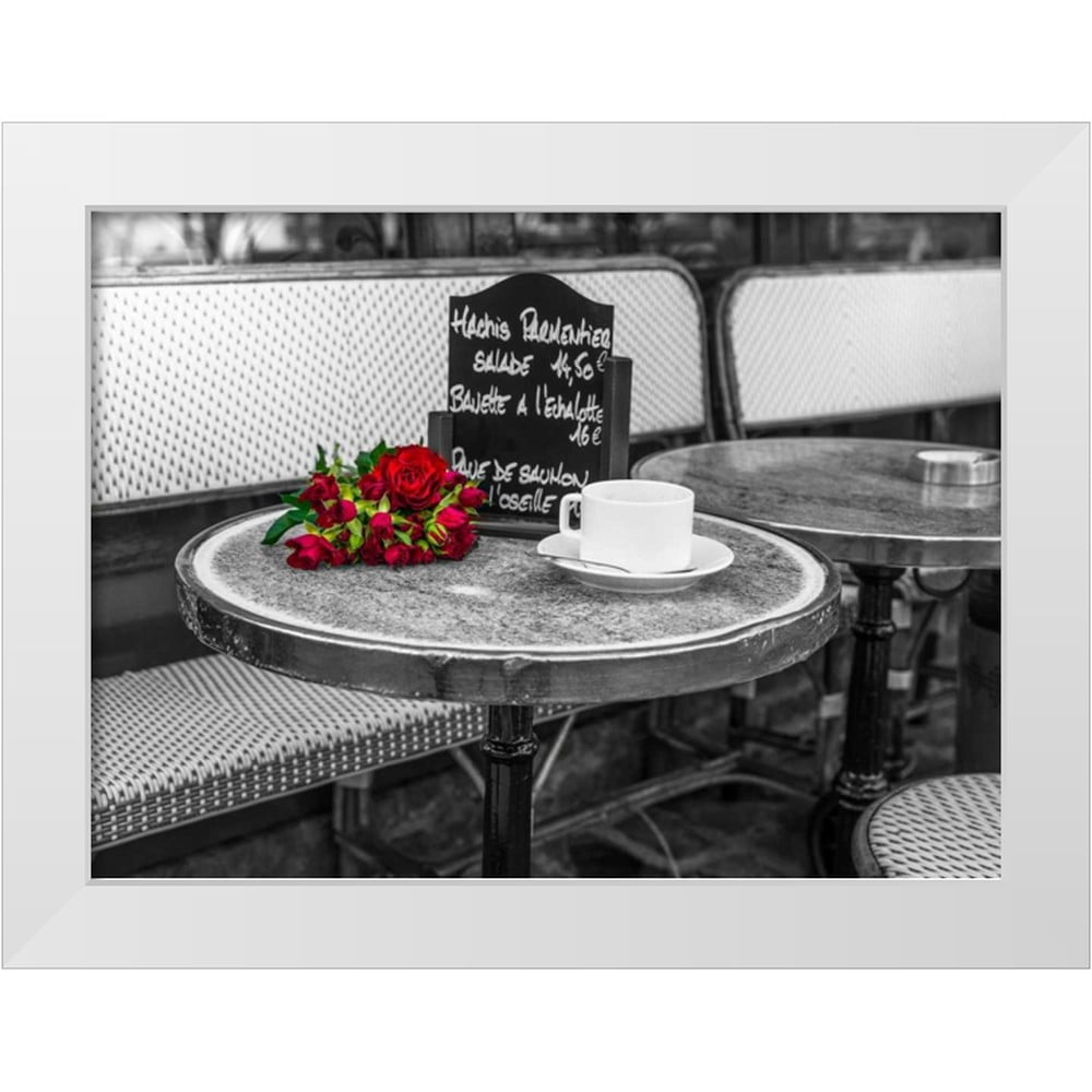 Frank, Assaf 32x25 White Modern Wood Framed Museum Art Print Titled ...