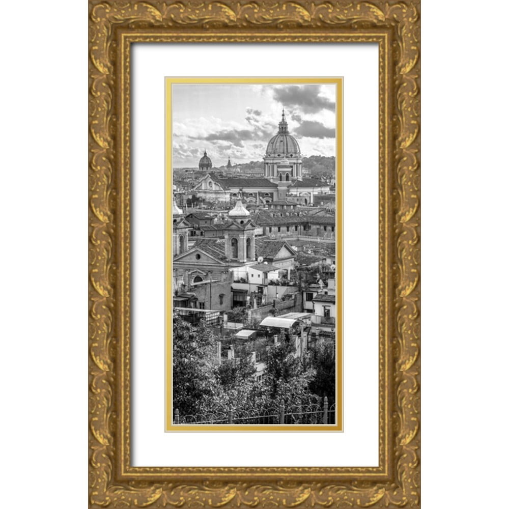 Frank, Assaf 9x14 Gold Ornate Wood Framed with Double Matting Museum ...