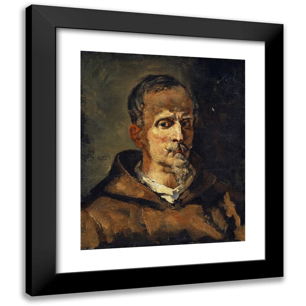 Frank Buchser 12x14 Black Modern Framed Museum Art Print Titled - Bust ...