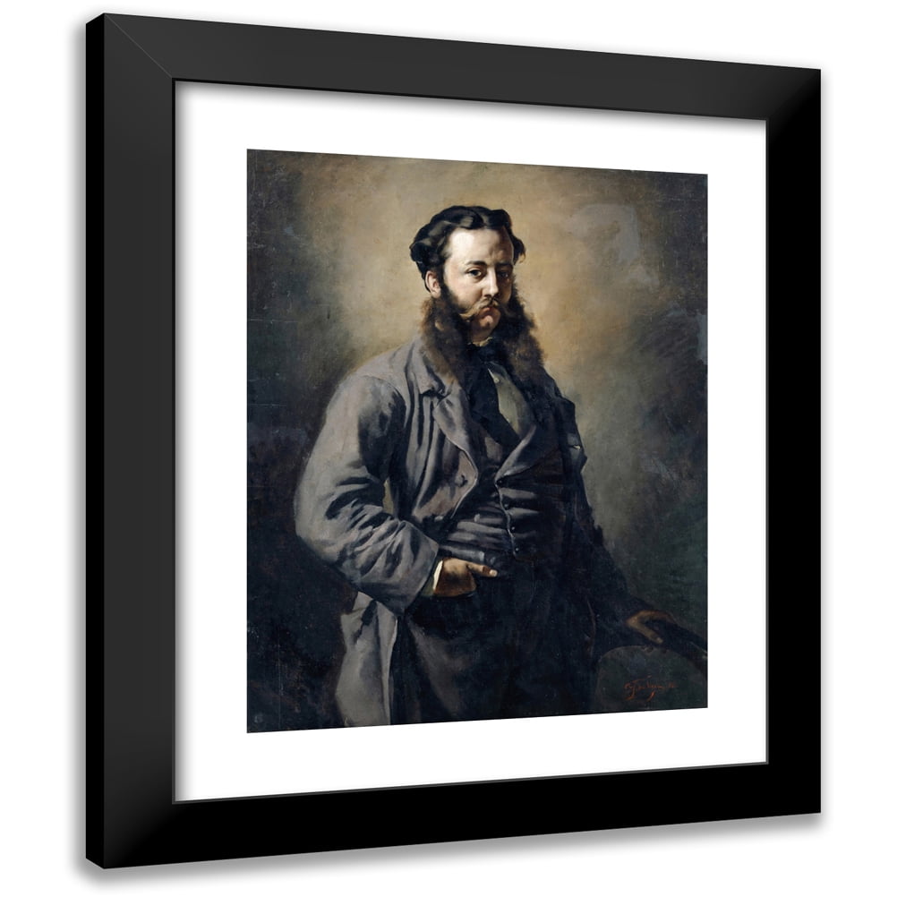 Frank Buchser 12x14 Black Modern Framed Museum Art Print Titled ...