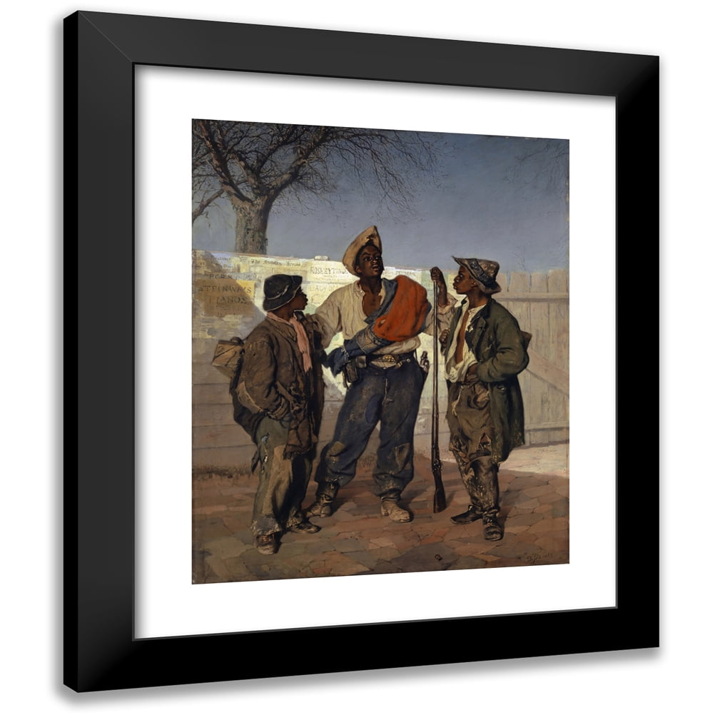 Frank Buchser 12x14 Black Modern Framed Museum Art Print Titled - The ...
