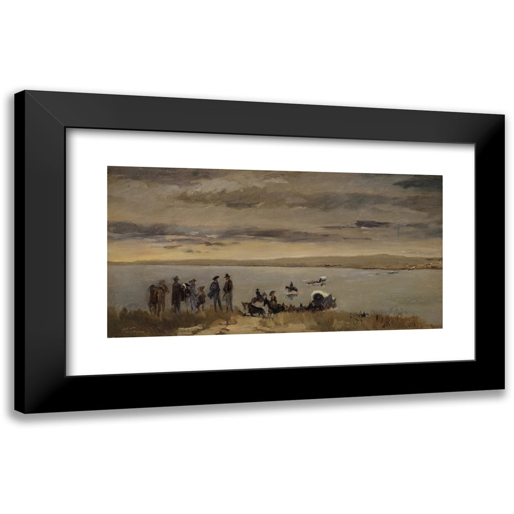 Frank Buchser 18x11 Black Modern Framed Museum Art Print Titled ...
