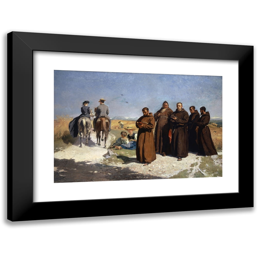 Frank Buchser 18x13 Black Modern Framed Museum Art Print Titled ...