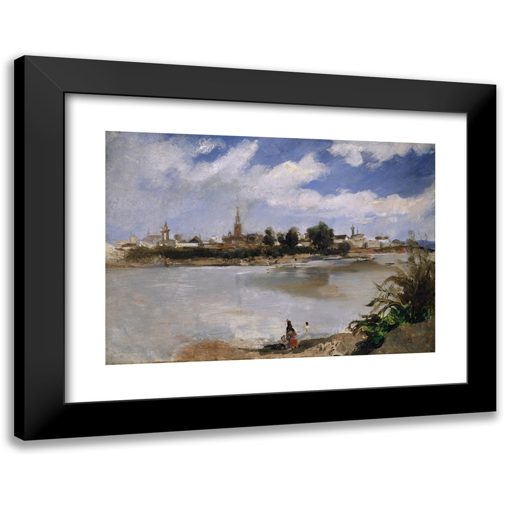 Frank Buchser 18x14 Black Modern Framed Museum Art Print Titled - View ...