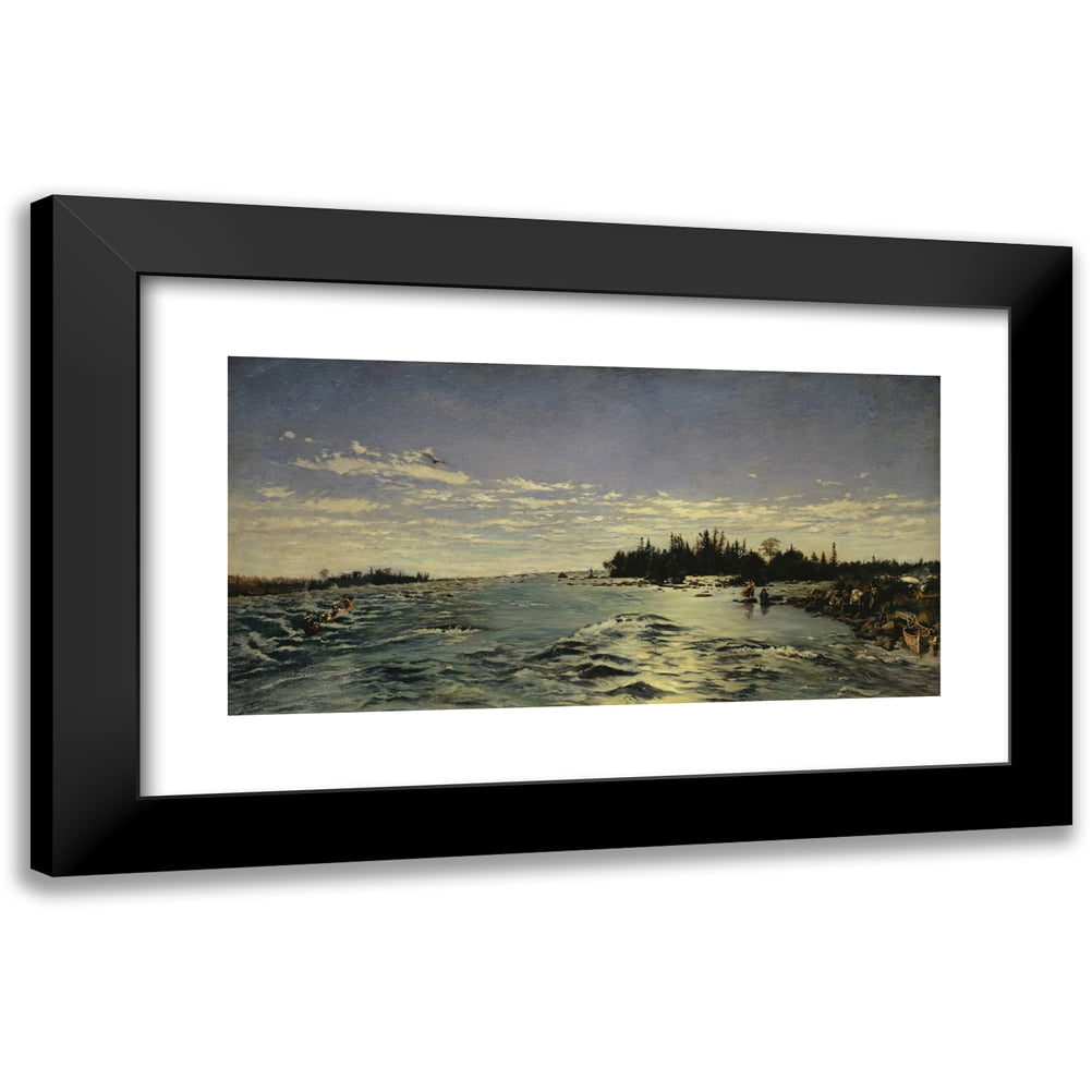 Frank Buchser 24x14 Black Modern Framed Museum Art Print Titled - The ...