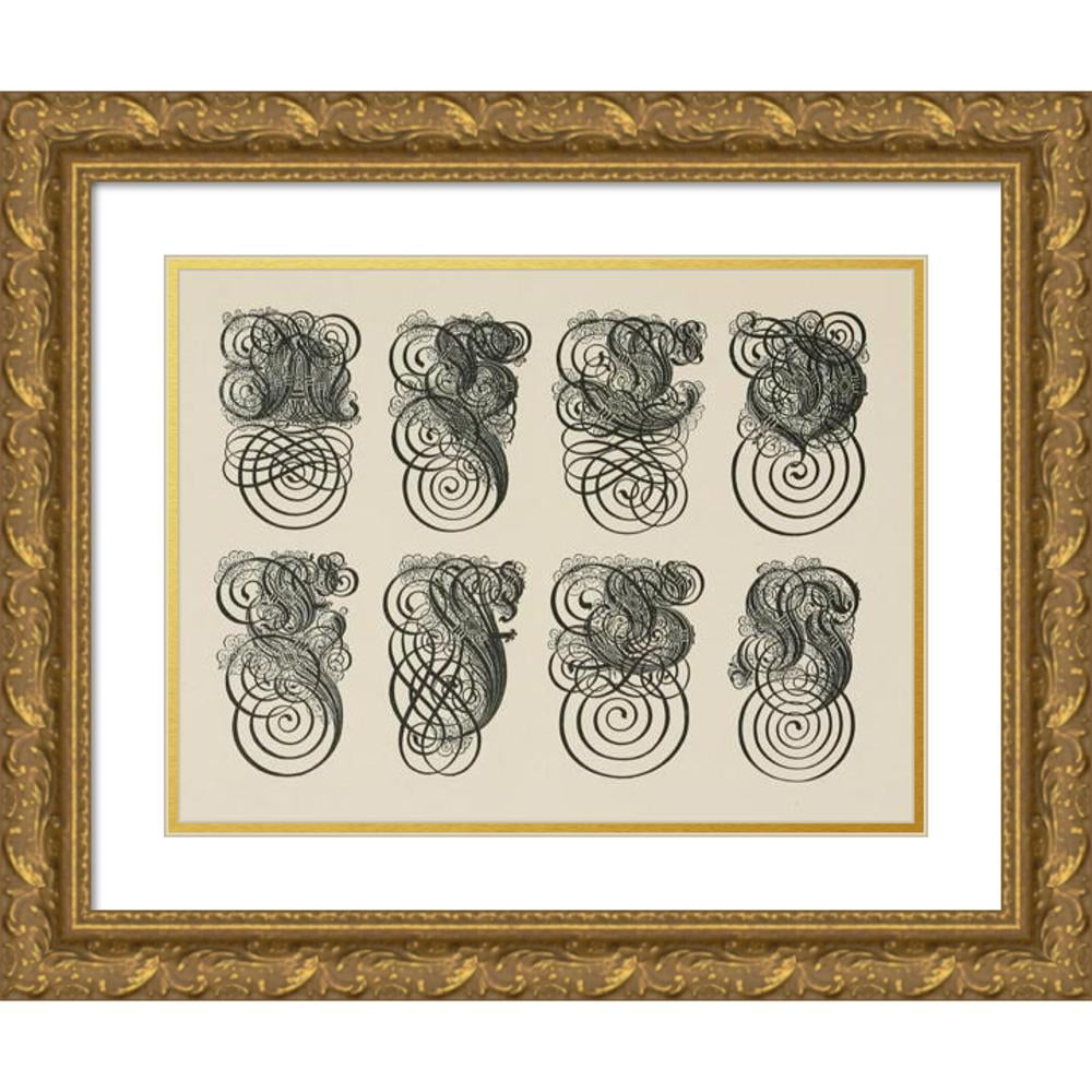 Frank Chouteau Brown 14x11 Gold Ornate Wood Frame and Double Matted Museum Art Print Titled ...