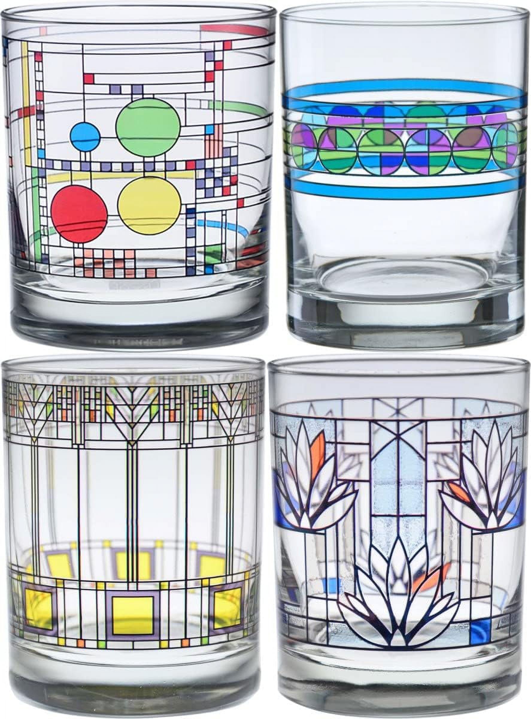 Frank Double Old-Fashioned DOF Set of 4 Assorted Glasses (Set A ...