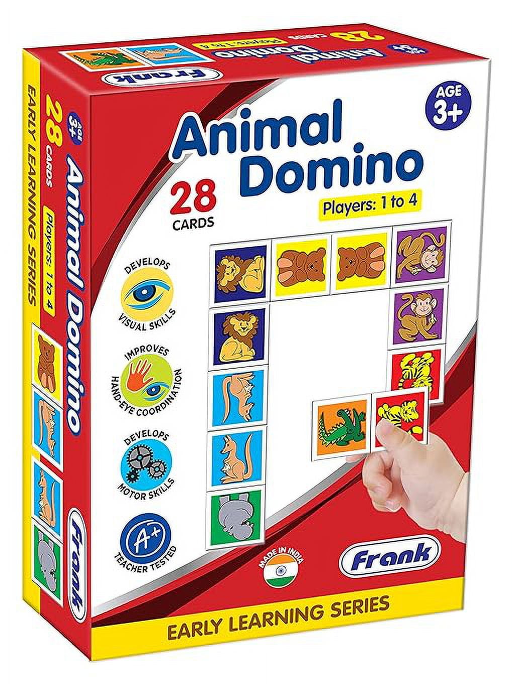 Frank Early Leaner Pack - Animal Domino - 28 Cards - Walmart.com