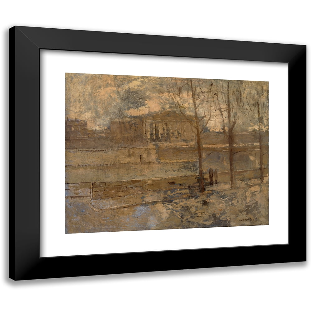 Frank Edwin Scott 14x12 Black Modern Framed Museum Art Print Titled ...