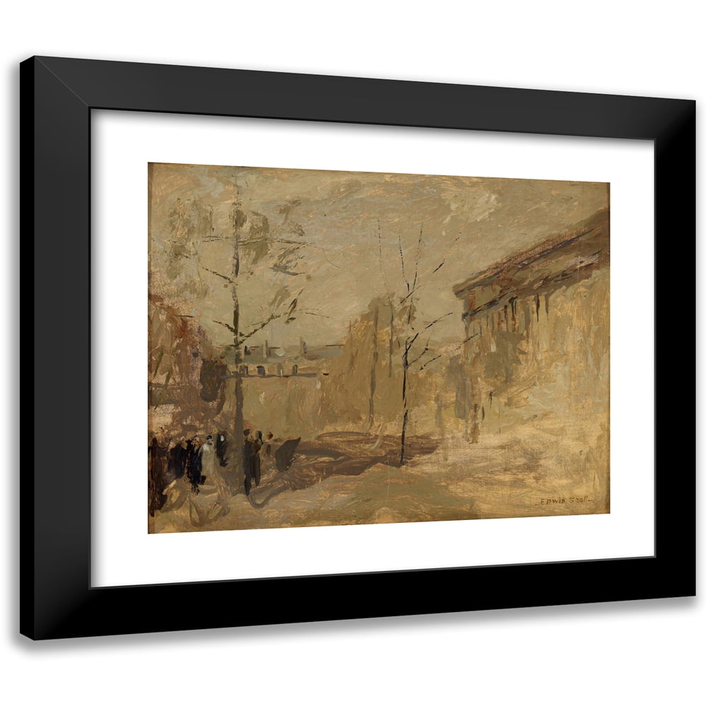 Frank Edwin Scott 18x15 Black Modern Framed Museum Art Print Titled ...