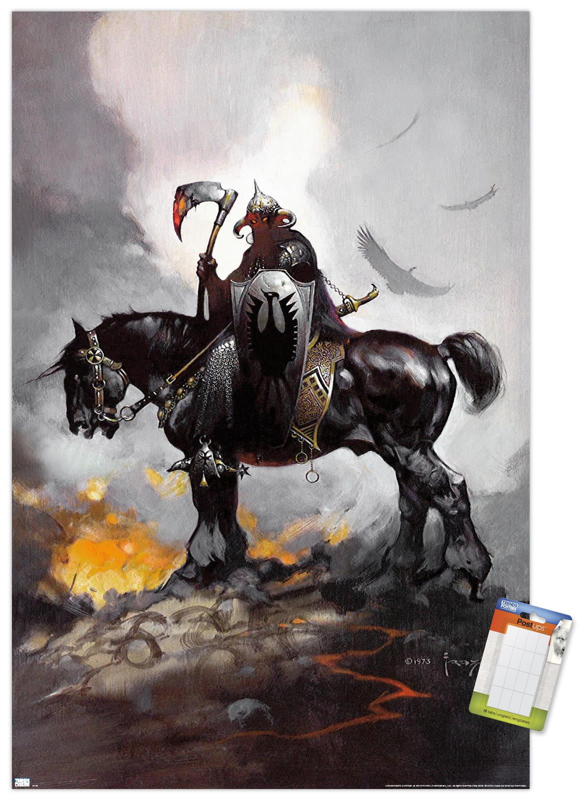 Frank Frazetta - Death Dealer 1 Wall Poster, 22.375" x 34" - Walmart.com