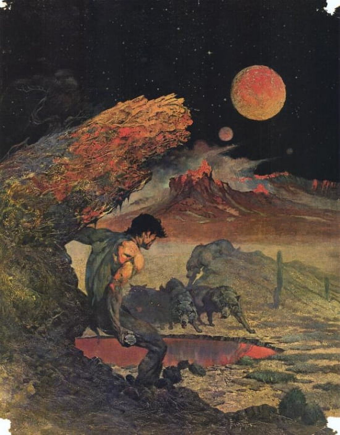 Frank Frazetta Movie Poster (11 x 17) - Walmart.com