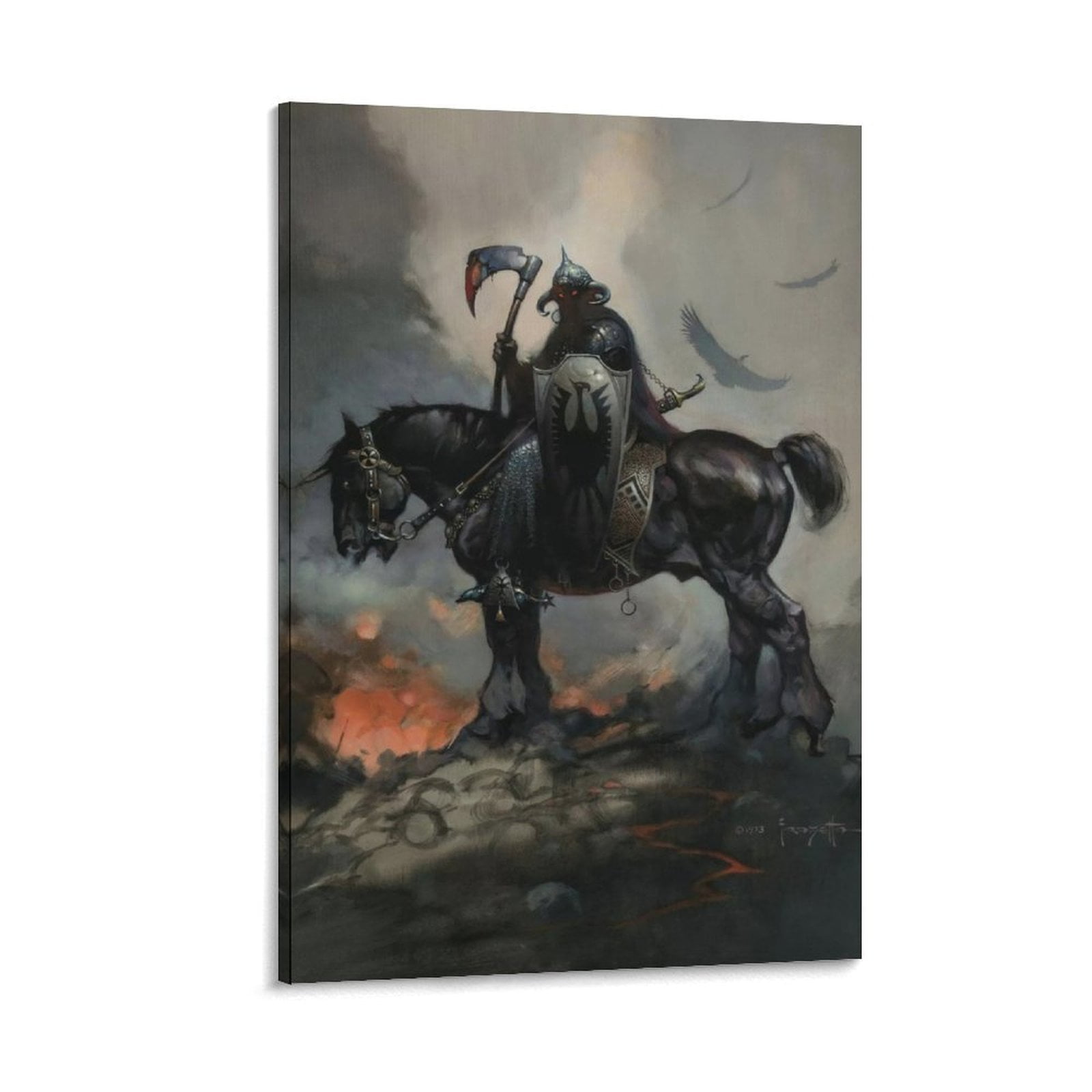 Frank Frazetta Painting Print Canvas Art Poster (18) Print Photo Art ...