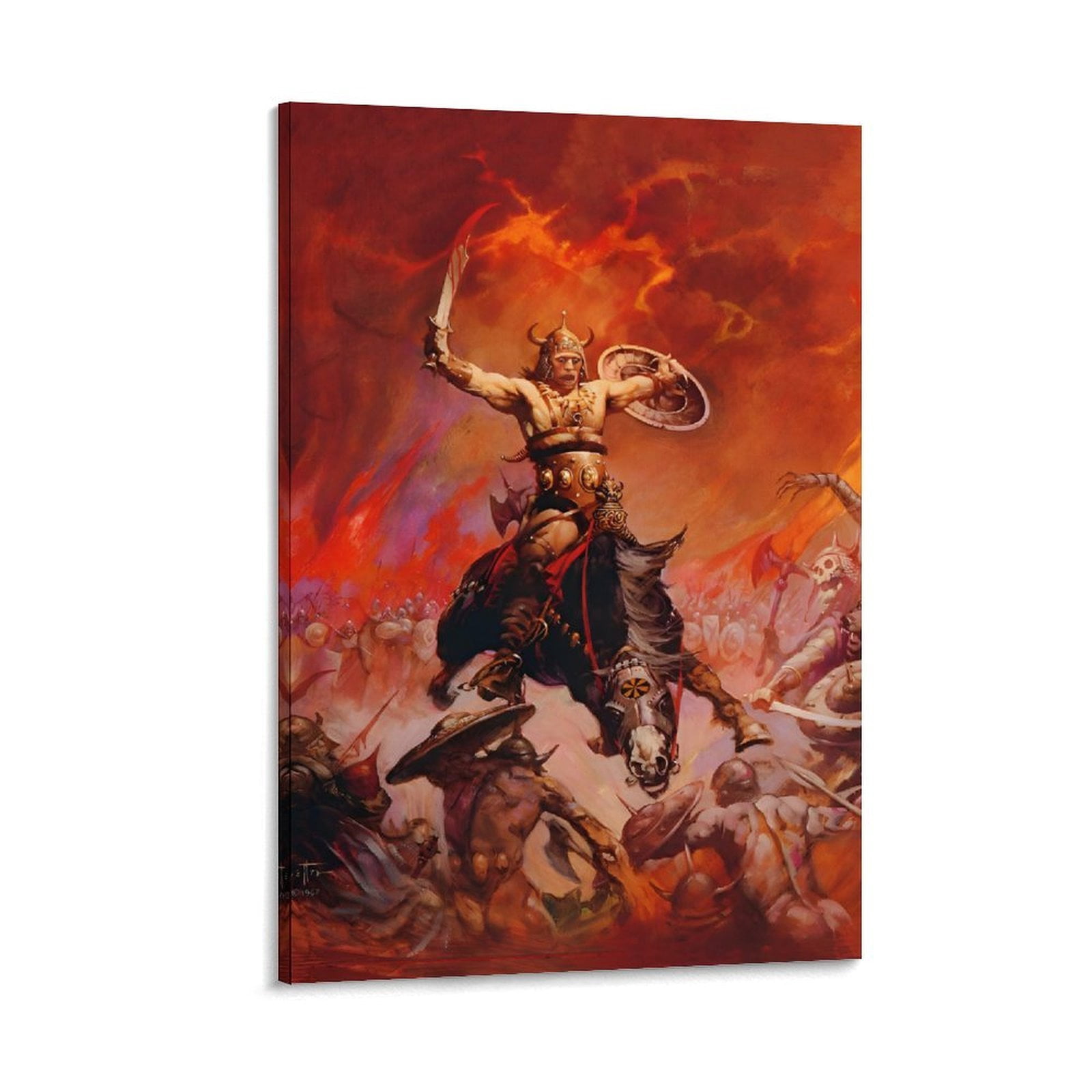 Frank Frazetta Posters Berserkel by Frank Frazetta Prints Picture Print ...
