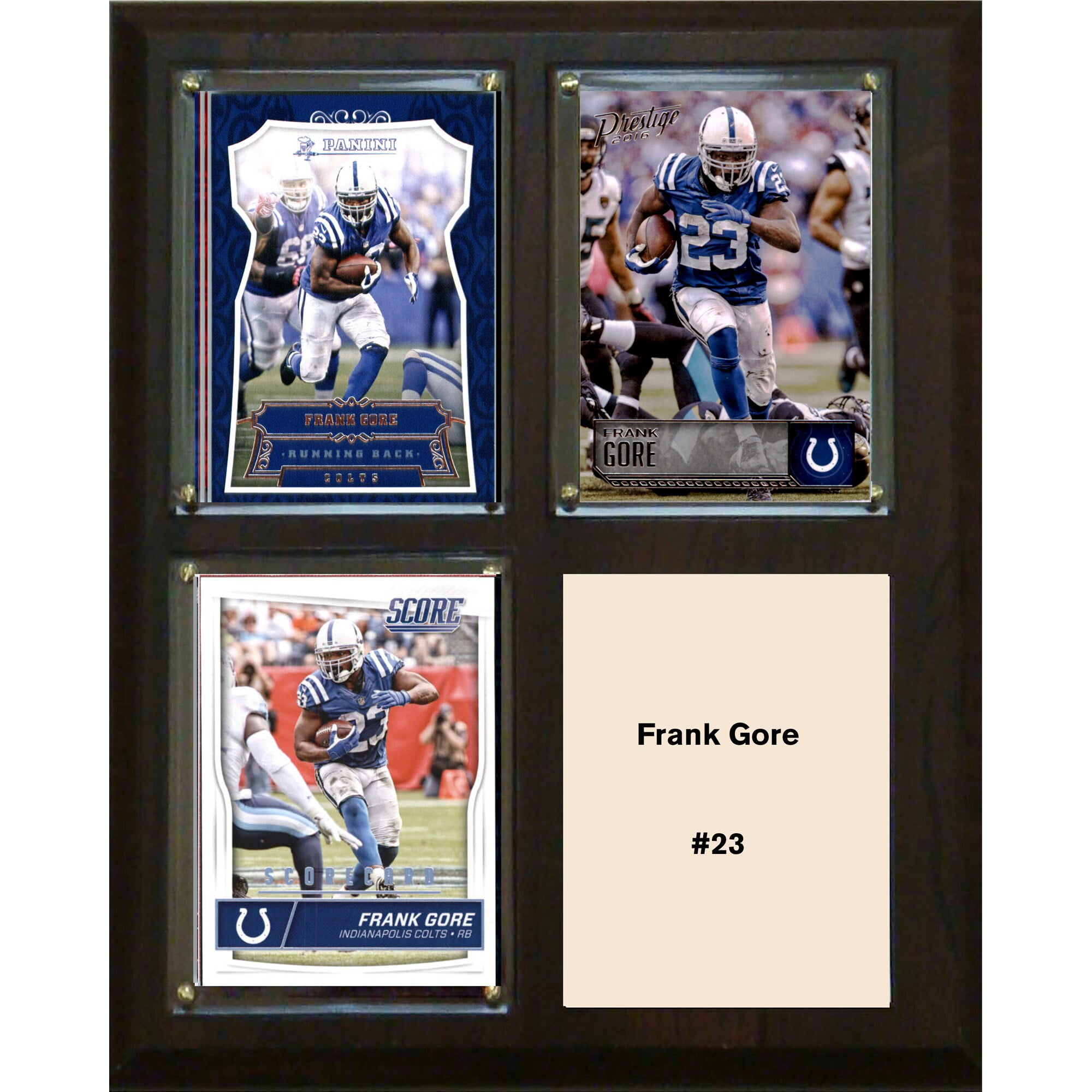 Frank Gore Indianapolis Colts 8'' x 10'' Plaque - Walmart.com