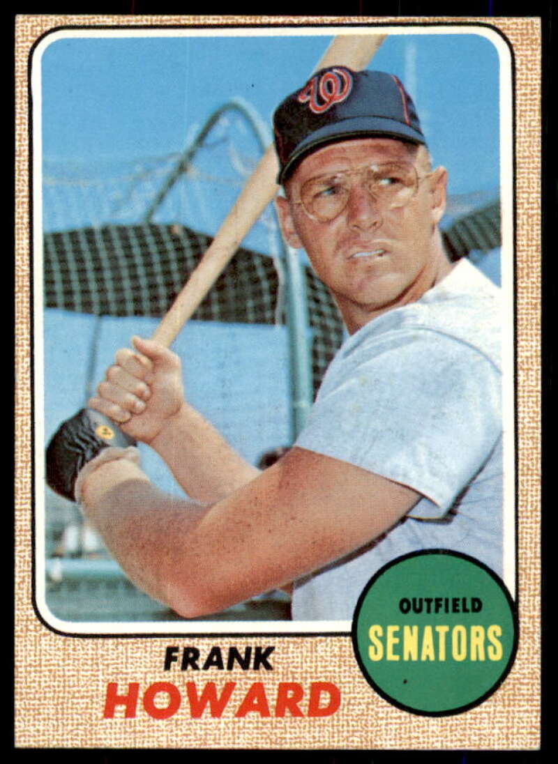Frank Howard Card 1968 Topps #320 - Walmart.com