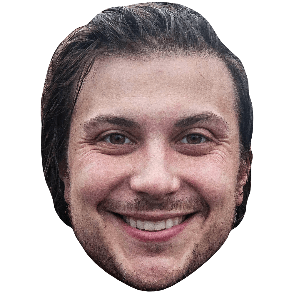 Frank Iero (Smile) Celebrity Mask, Flat Card Face, Fancy Dress Mask ...