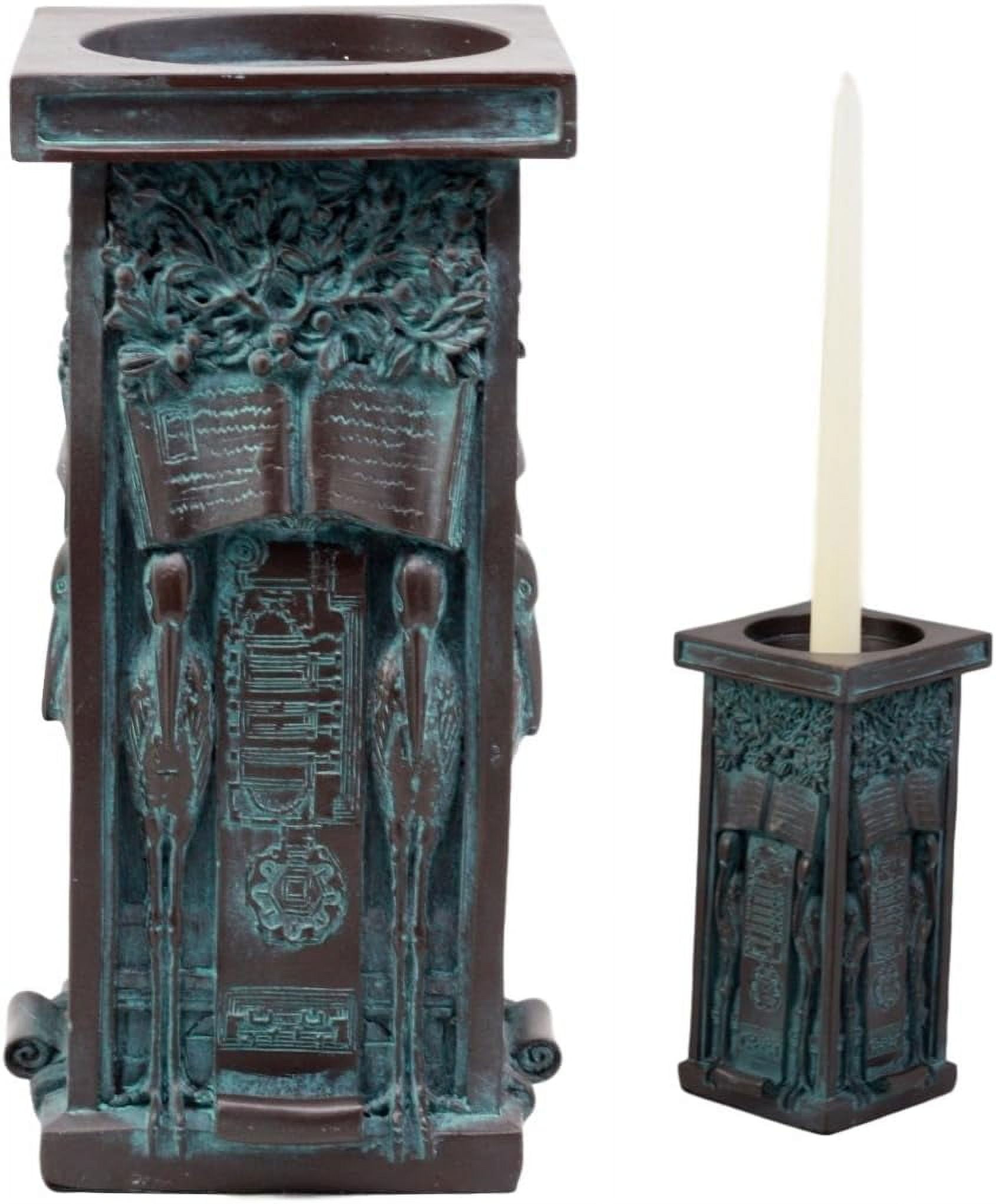 Frank Lloyd Wright FLW Stork Panel Candle Holder Pillar Figurine 7.75 ...