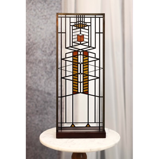 Frank Lloyd Wright Robie House Window 51 Stained Glass Wall Or Desktop ...