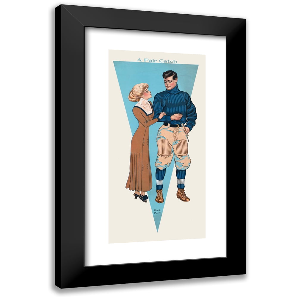 Frank Murch 9x14 Black Modern Framed Museum Art Print Titled - A Fair ...