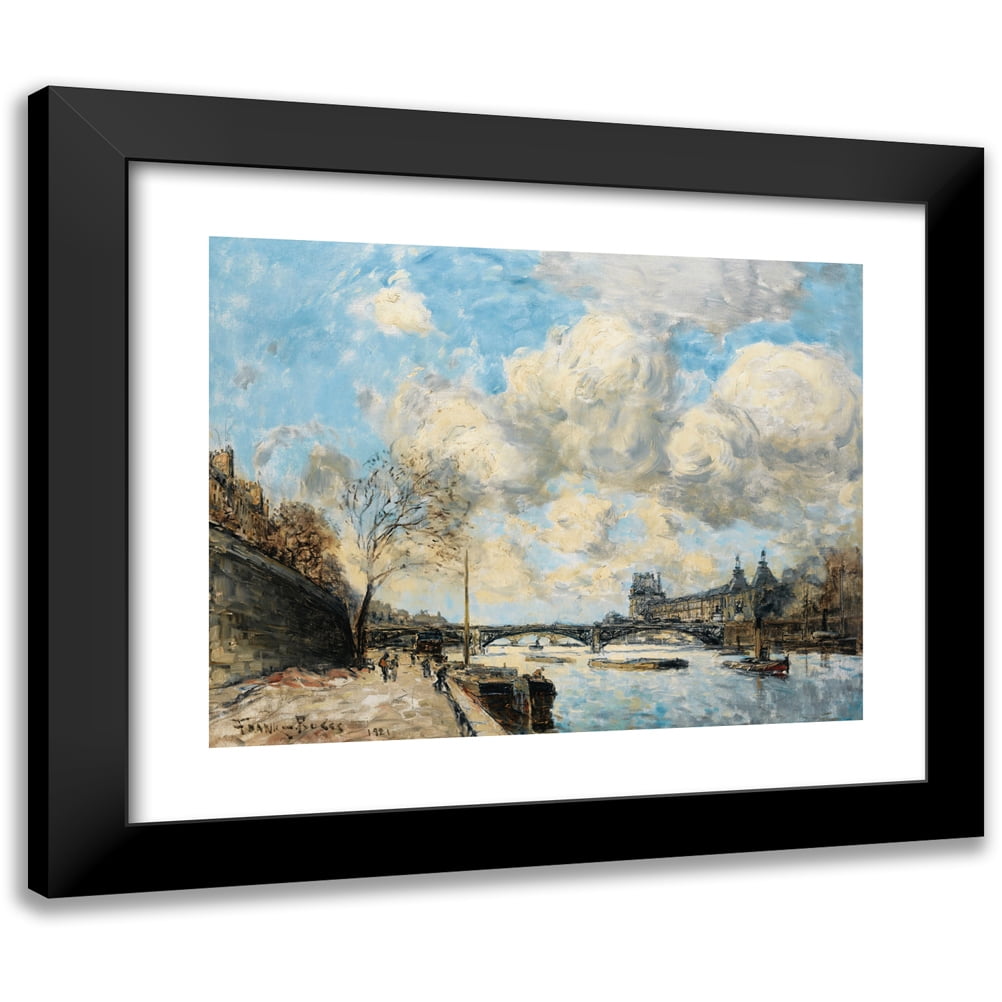 Frank Myers Boggs 14x12 Black Modern Framed Museum Art Print Titled ...