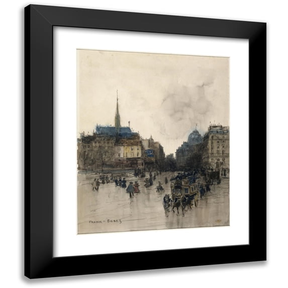 Frank Myers Boggs 15x18 Black Modern Framed Museum Art Print Titled ...