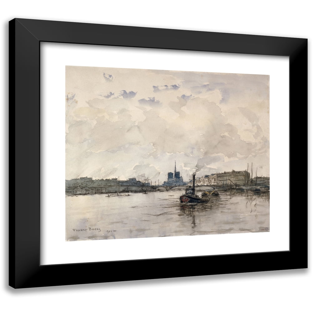 Frank Myers Boggs 17x15 Black Modern Framed Museum Art Print Titled ...