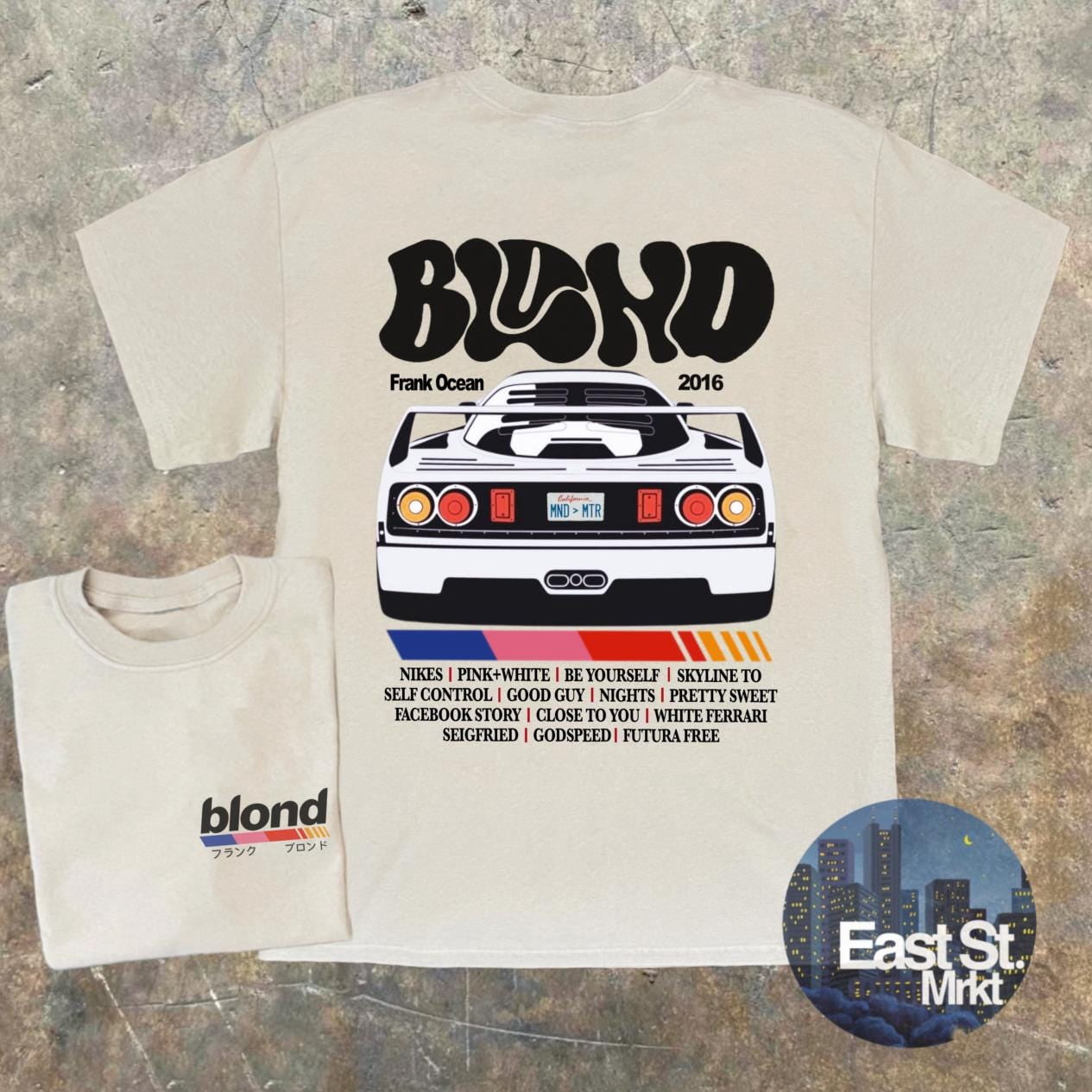 Frank Ocean BLOND TRACK LIST T-shirt | Vintage Style | Cool t-shirt ...