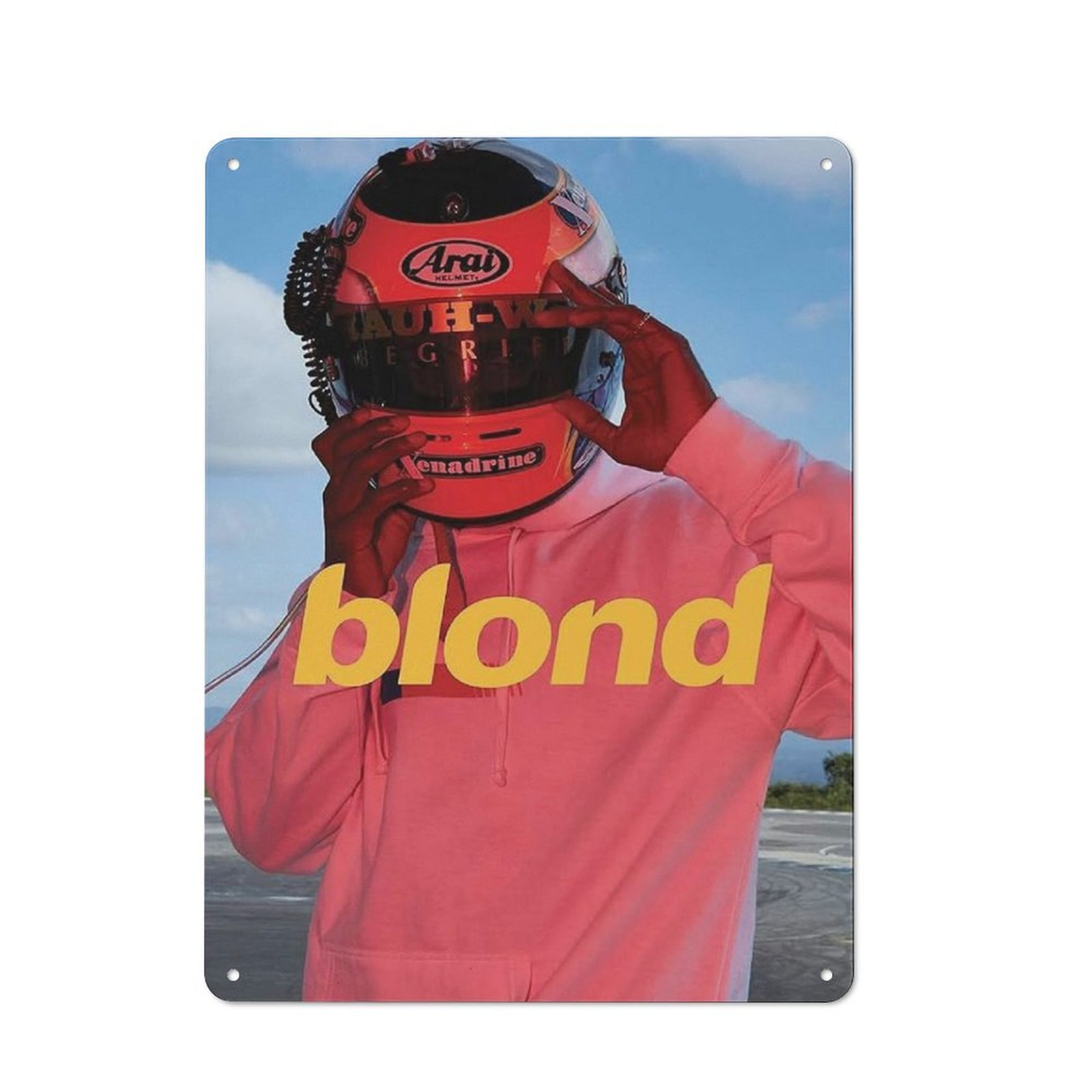 Frank Ocean Blond Hanging Picture Tin Hanging Picture Wall Poster Metal ...