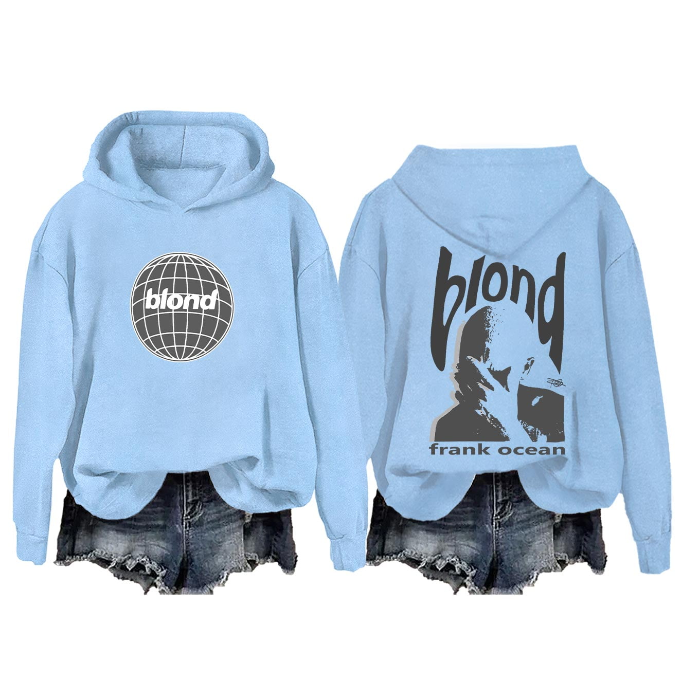 Frank Ocean Blond Hoodie, Frank Ocean Hoodie, Frank Ocean Blond Album Cover Hoodie, Blond Album ...
