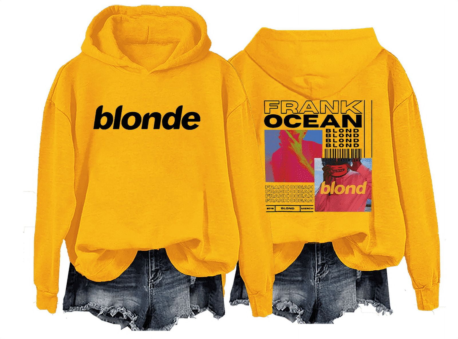Frank Ocean Blond Hoodie, Frank Ocean Hoodie, Frank Ocean Blond Album Cover Hoodie, Blond Album ...