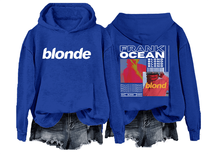 Frank Ocean Blond Hoodie, Frank Ocean Hoodie, Frank Ocean Blond Album Cover Hoodie, Blond Album ...
