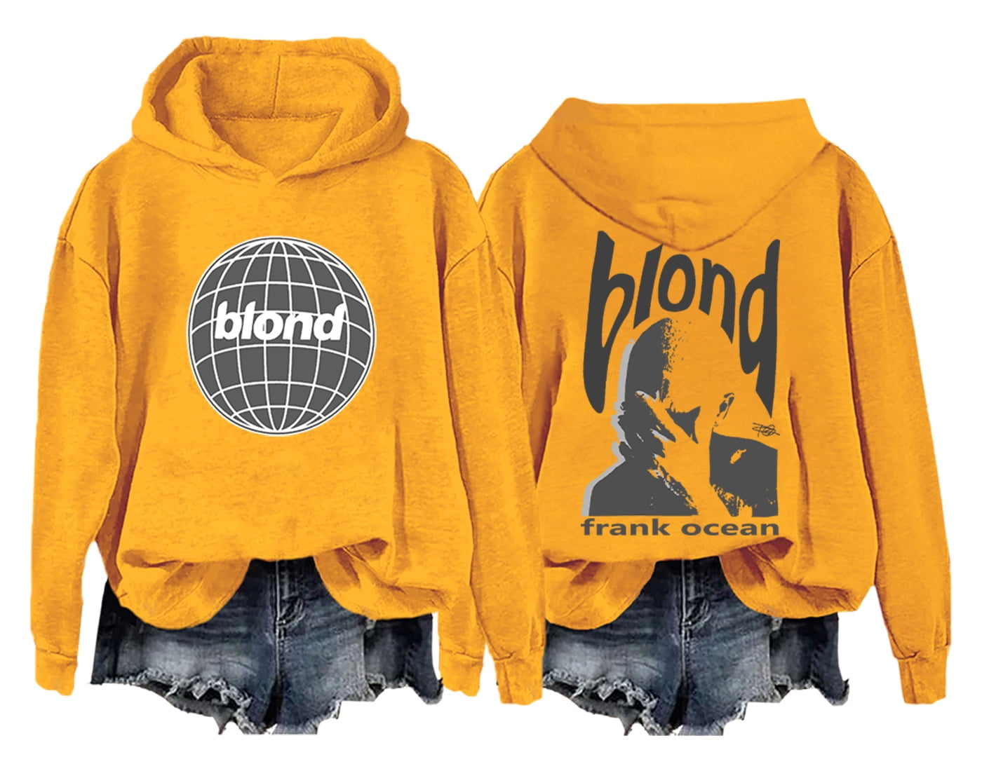 Frank Ocean Blond Hoodie, Frank Ocean Hoodie, Frank Ocean Blond Album Cover Sweatshirt, Blond ...