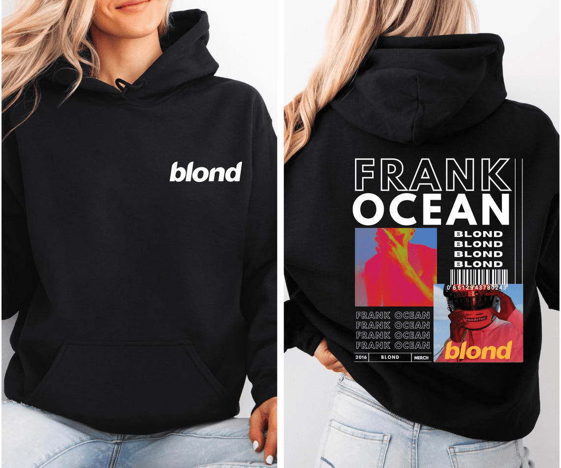 Frank Ocean Blond Poster Hoodie, Blonded Album, Music Gift, Y2K Style, Soft & Trendy Essential ...