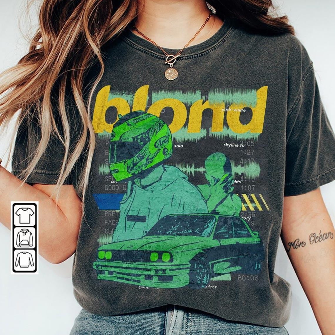 Frank Ocean Blond Rapper 90S Shirt, Vintage Merch Blonde Inspired ...