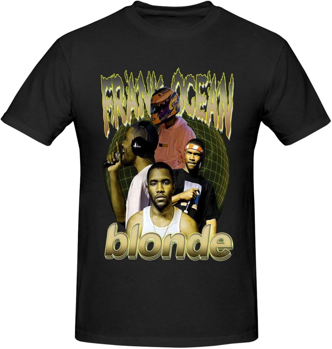 Frank Ocean Mens T-Shirt Casual Shirt Short Sleeves Shirt Vintage Style ...