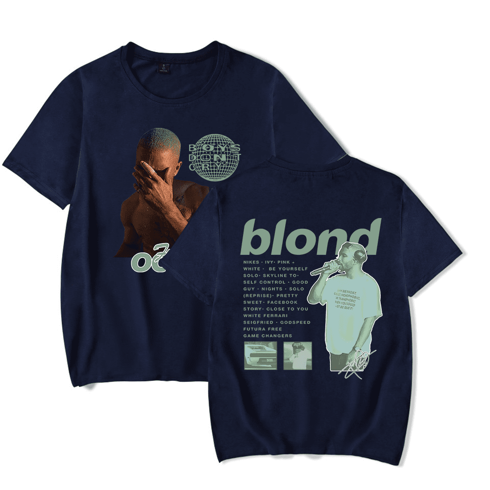 Frank Ocean Merch Blonde Blond T-shirt t shirt Music Men Women Short ...