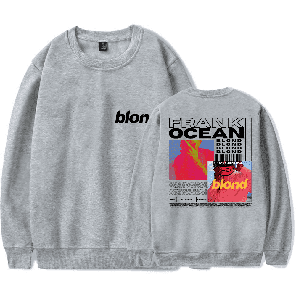 Frank Ocean Merch Sweatshirt Blond Blonde Album Cover Hoodie Long-sleeve Fashion Hip Hop Rapper ...
