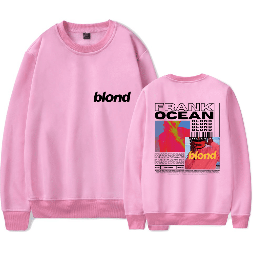 Frank Ocean Merch Sweatshirt Blond Blonde Album Cover Hoodie Long-sleeve Fashion Hip Hop Rapper ...