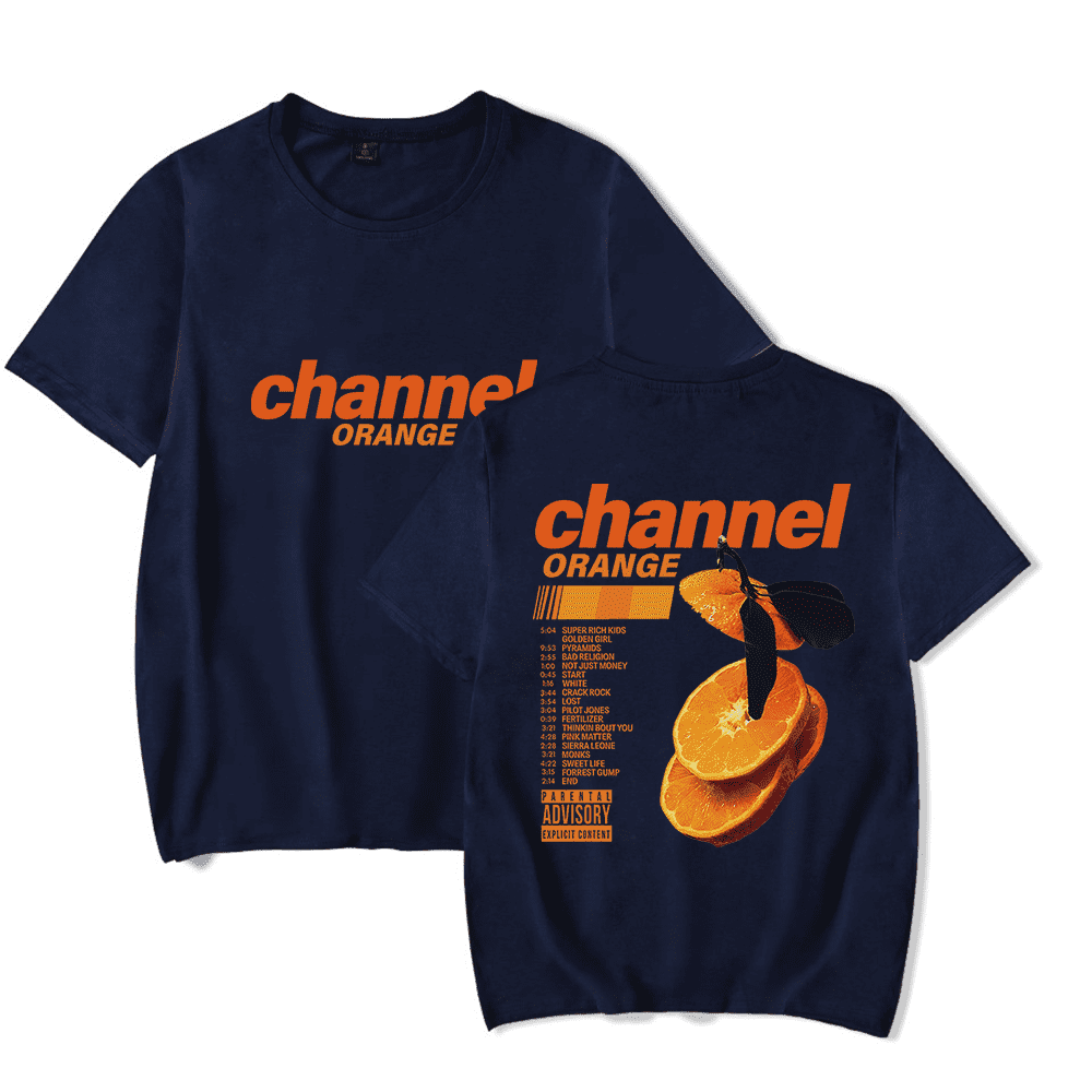 Frank Ocean Merch T-shirt Channel Orange Tracklist Tee Fashion Hip Hop Men Women t shirt ...