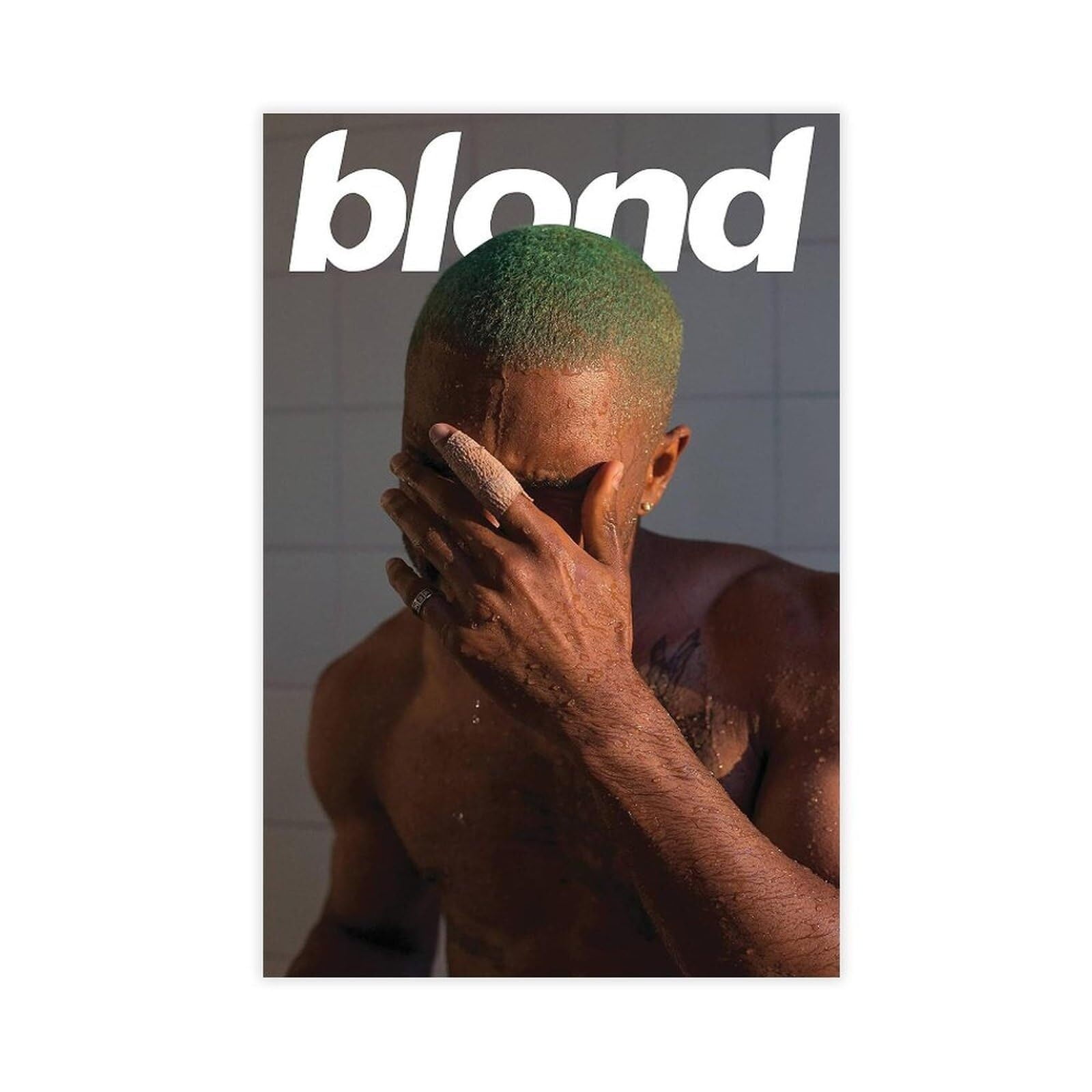 Frank Ocean Poster(2) Blonde Rapper Music Album Cover Canvas Poster ...